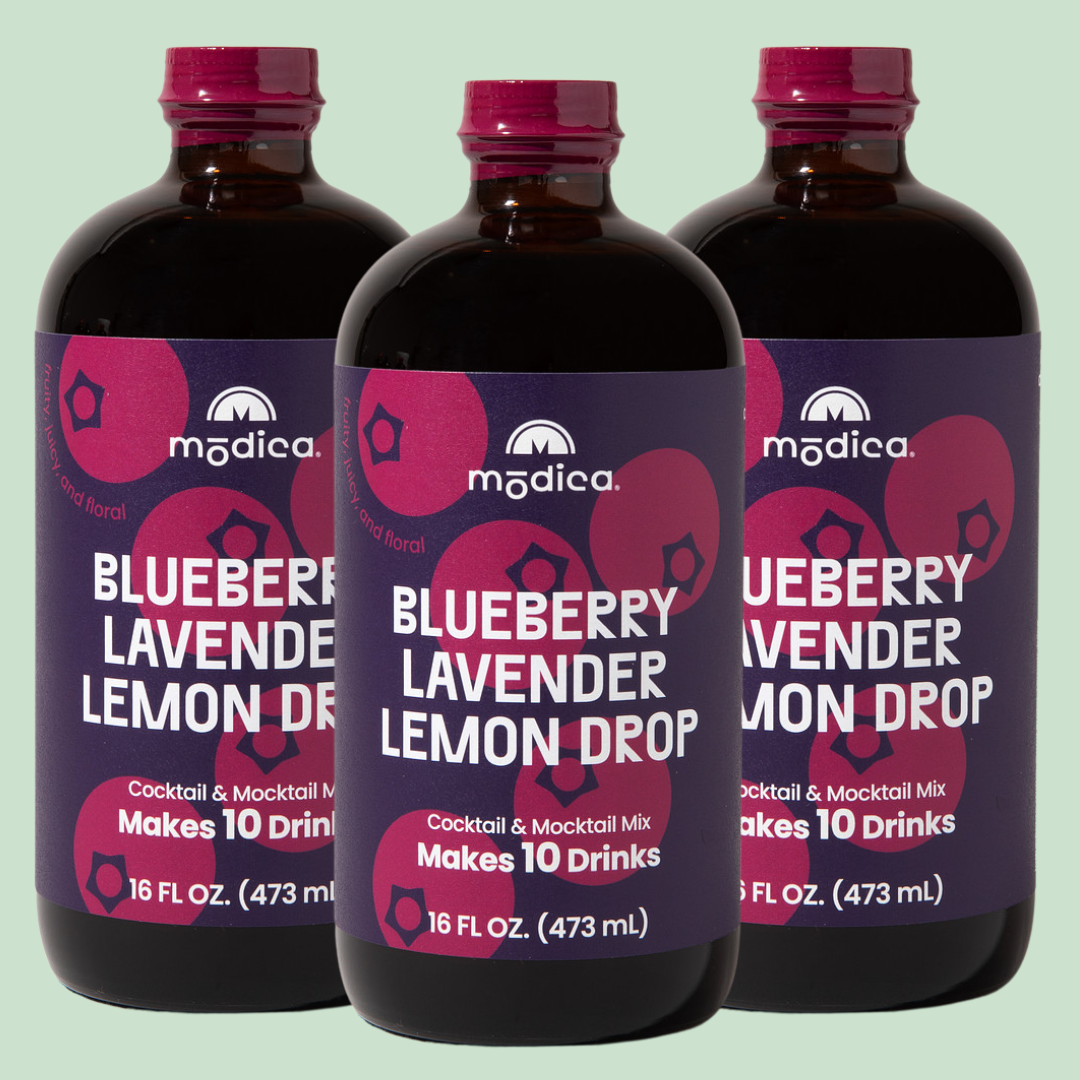 Blueberry Lavender Lemon Drop Cocktail & Mocktail Mixer